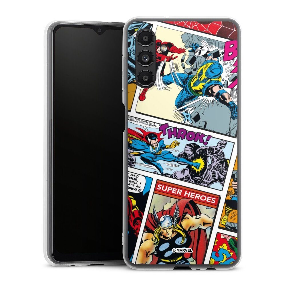 Deindesign Handyhülle Marvel Retro Comic Blue Samsung Galaxy A13 5g