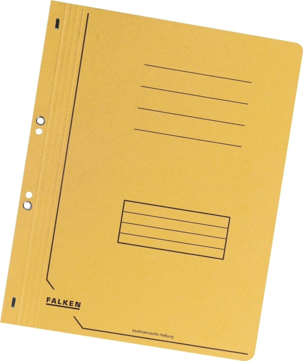 Falken Hefter, Art der Heftung: kaufmännische- und Behördenheftung