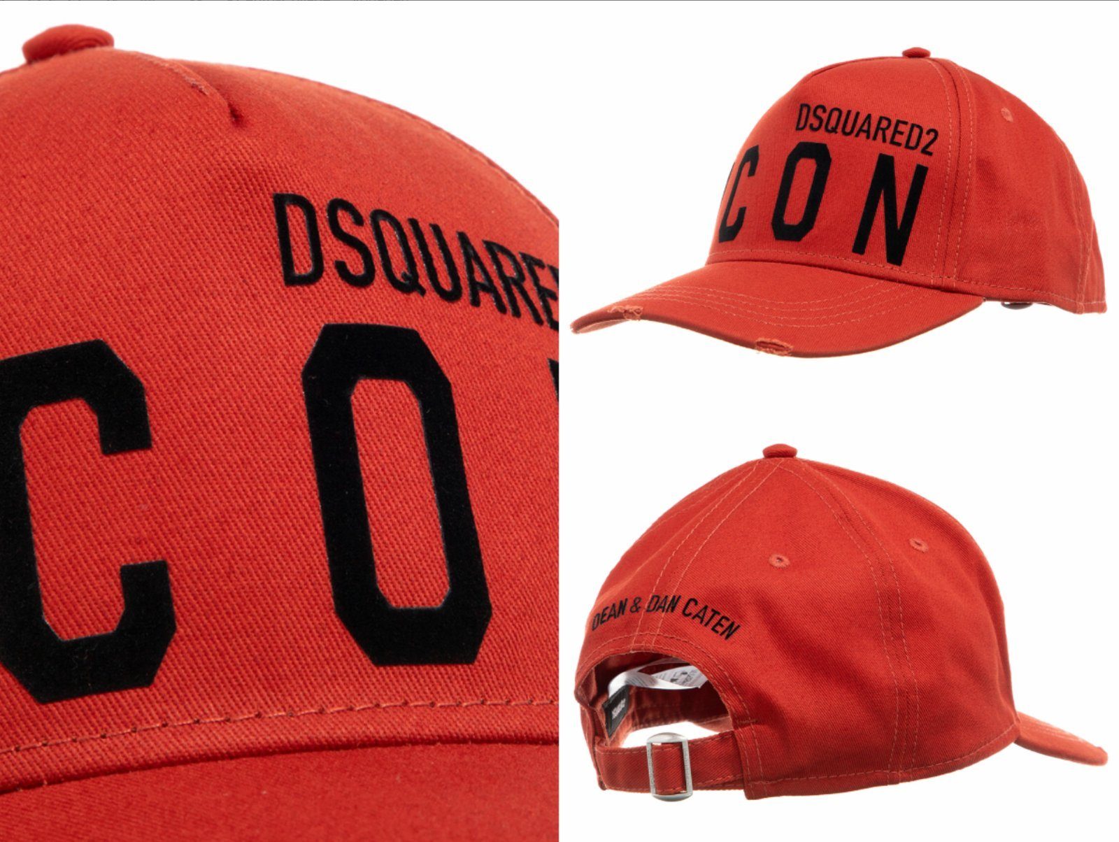 Dsquared2 Baseball Cap DS-193-DunkelOrange