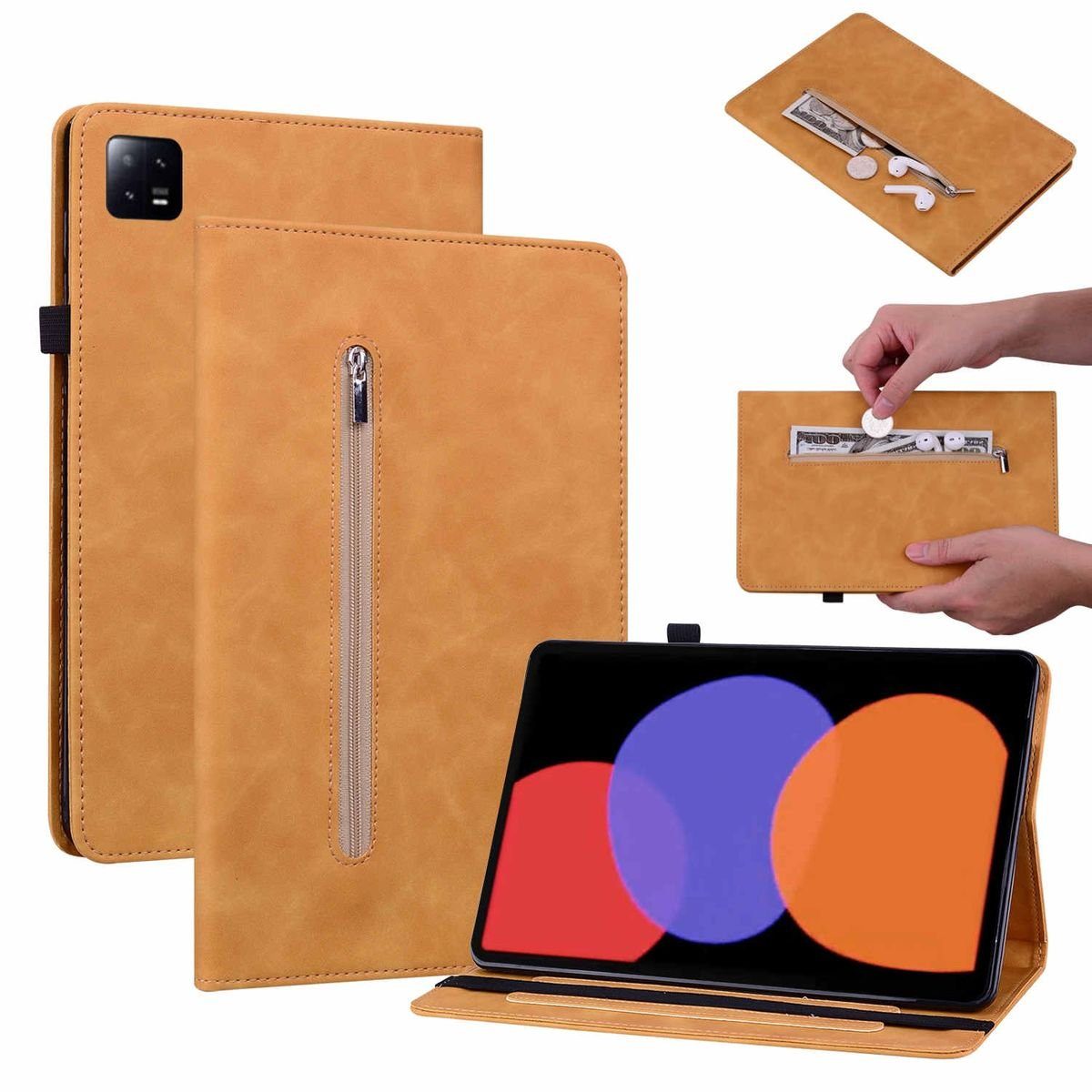 Wigento Tablet Hülle Für Xiaomi Pad 6 6 Pro Kunstleder Hülle