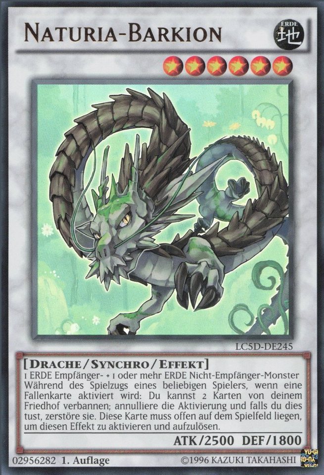 Recollectibles Sammelkarte Yugioh Karte Naturia Barkion Deutsch Yu Gi
