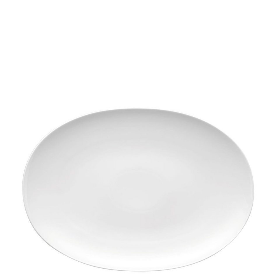 Thomas Porzellan Servierplatte Medaillon Weiß Platte 38 Cm Porzellan