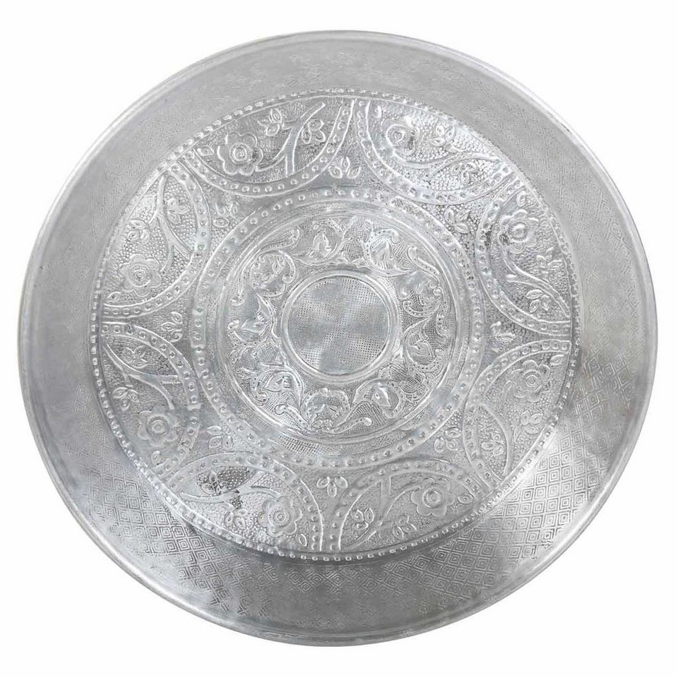 Casa Moro Dekotablett Orientalisches Tablett Leila In Silber And Gold Mit