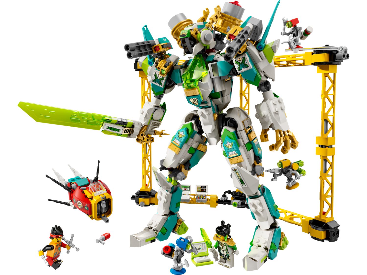 LEGO® Monkie Kid 80053 Meis Drachen-Mech Spielbausteine, (Set, 990 St., Set)