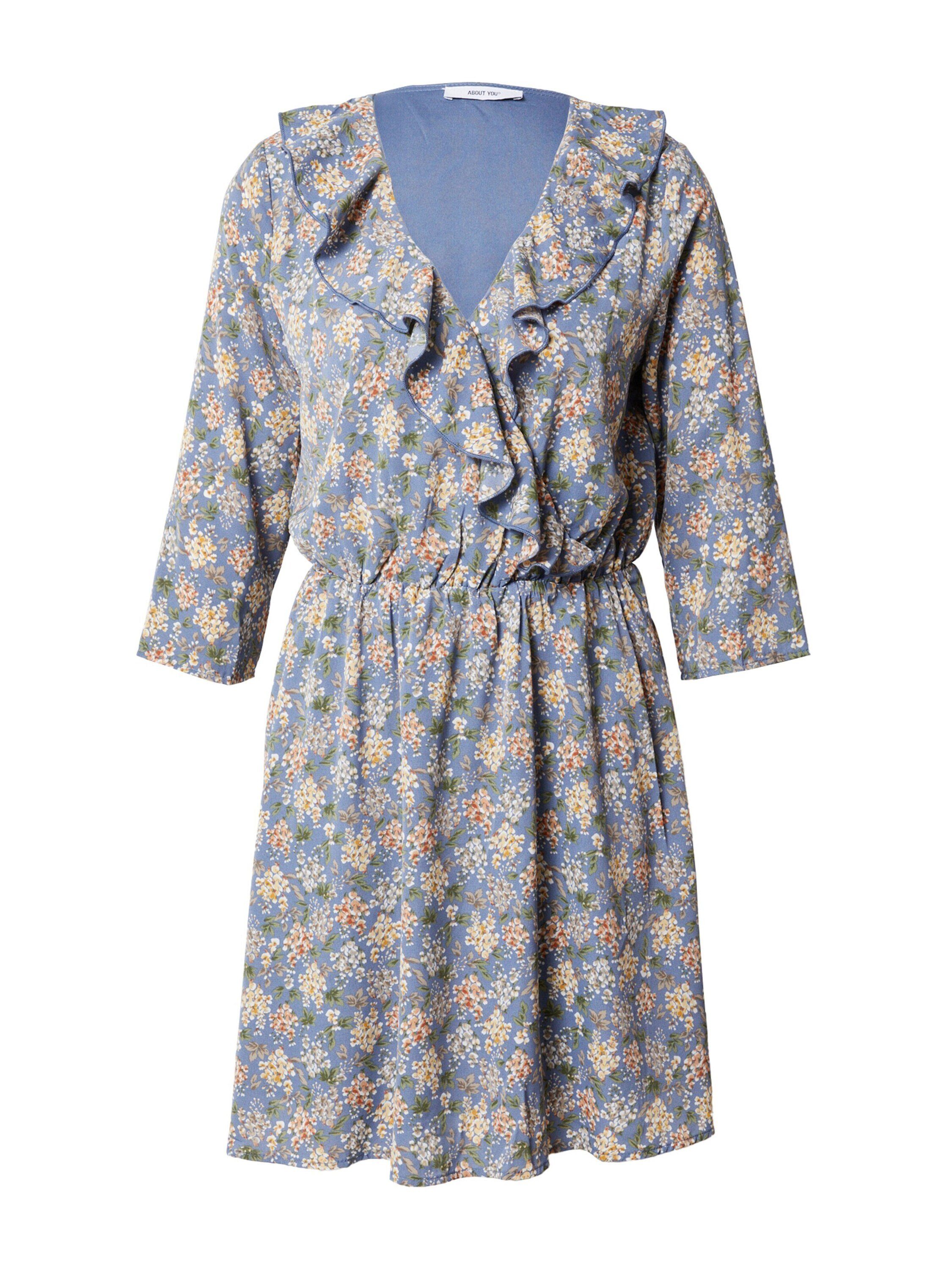 About You Blusenkleid Joy 1 Tlg Drapiertgerafft Volant Wickel Design