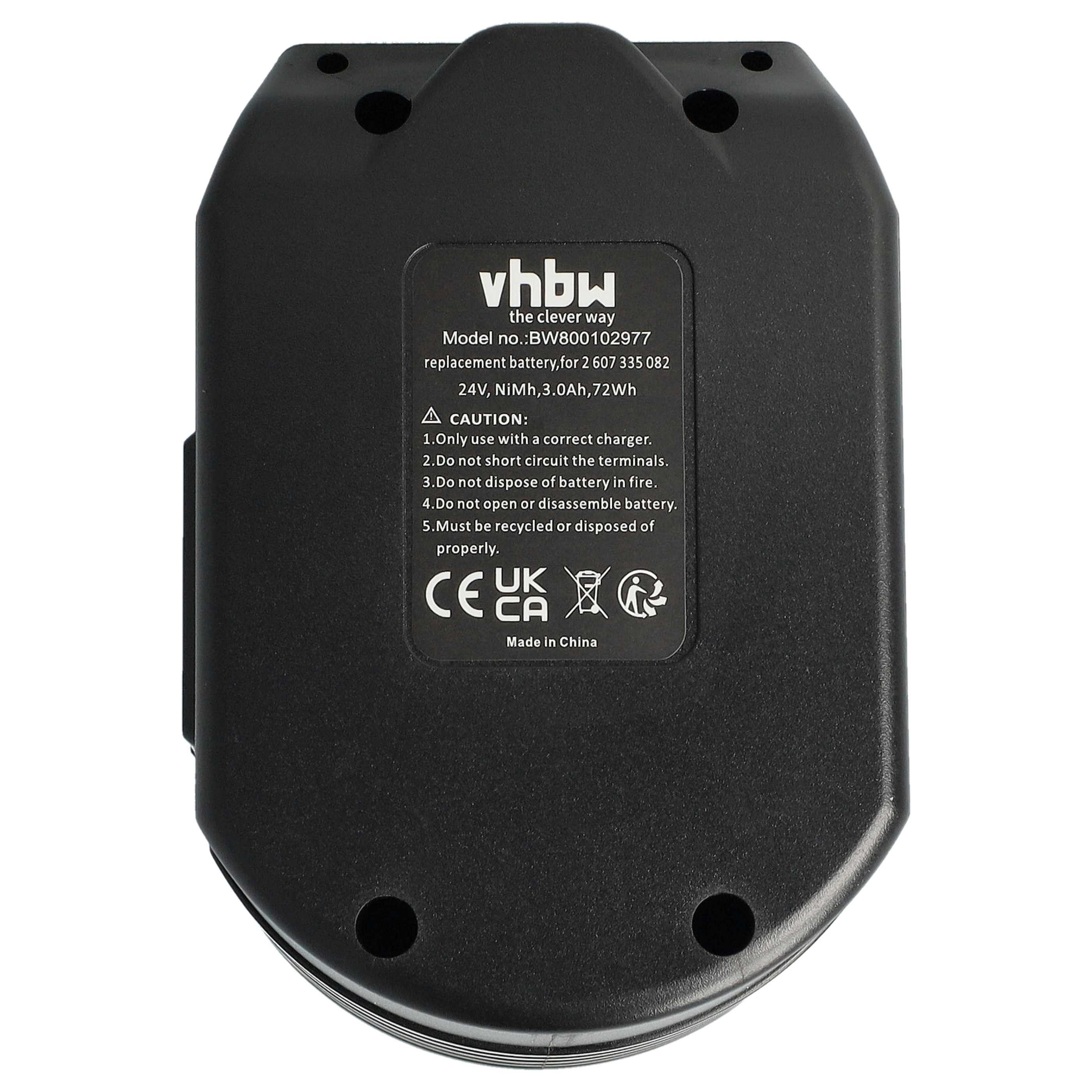 vhbw Akku Ersatz für Bosch BAT020, BAT021, BAT019, 2 607 335 223 für ...