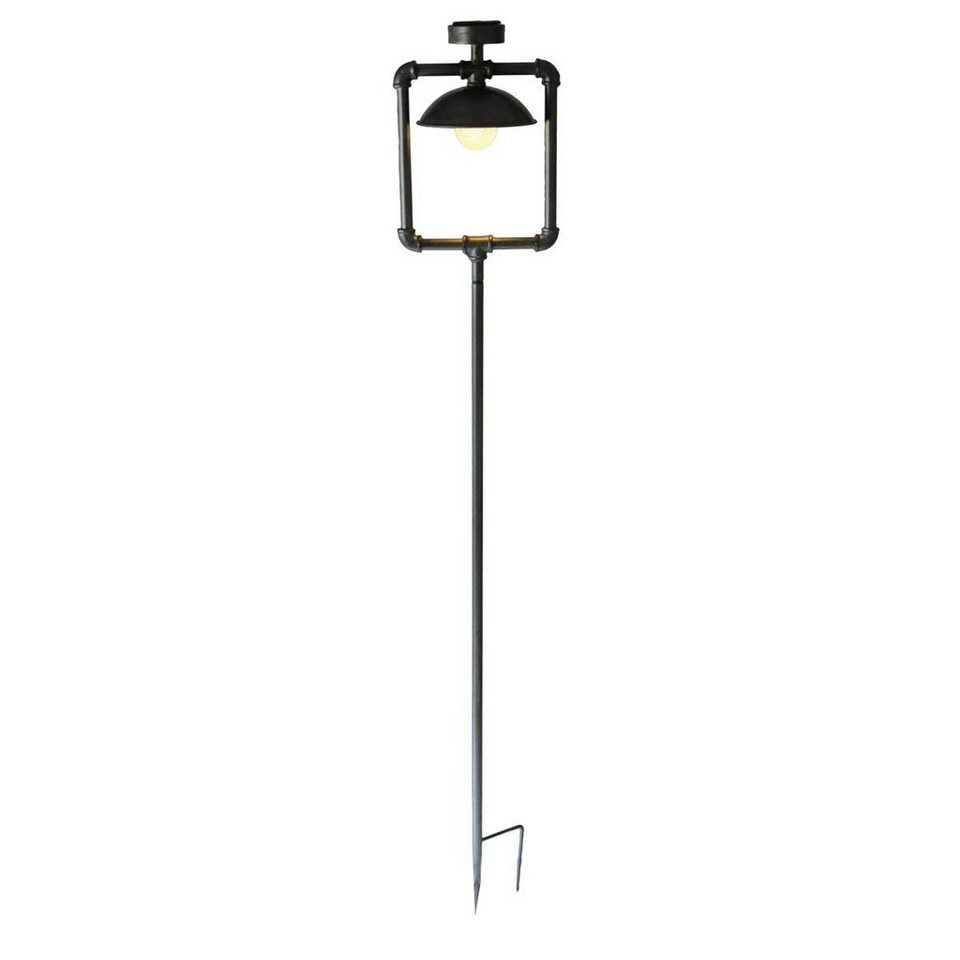 Gravidus Gartenleuchte Solarlampe Garten Leuchte Beleuchtung Metall Schwarz