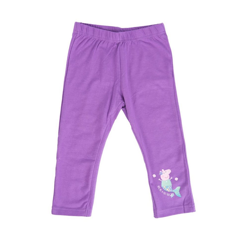 United Labels® Leggings Peppa Wutz Leggings Für Mädchen You Me And The