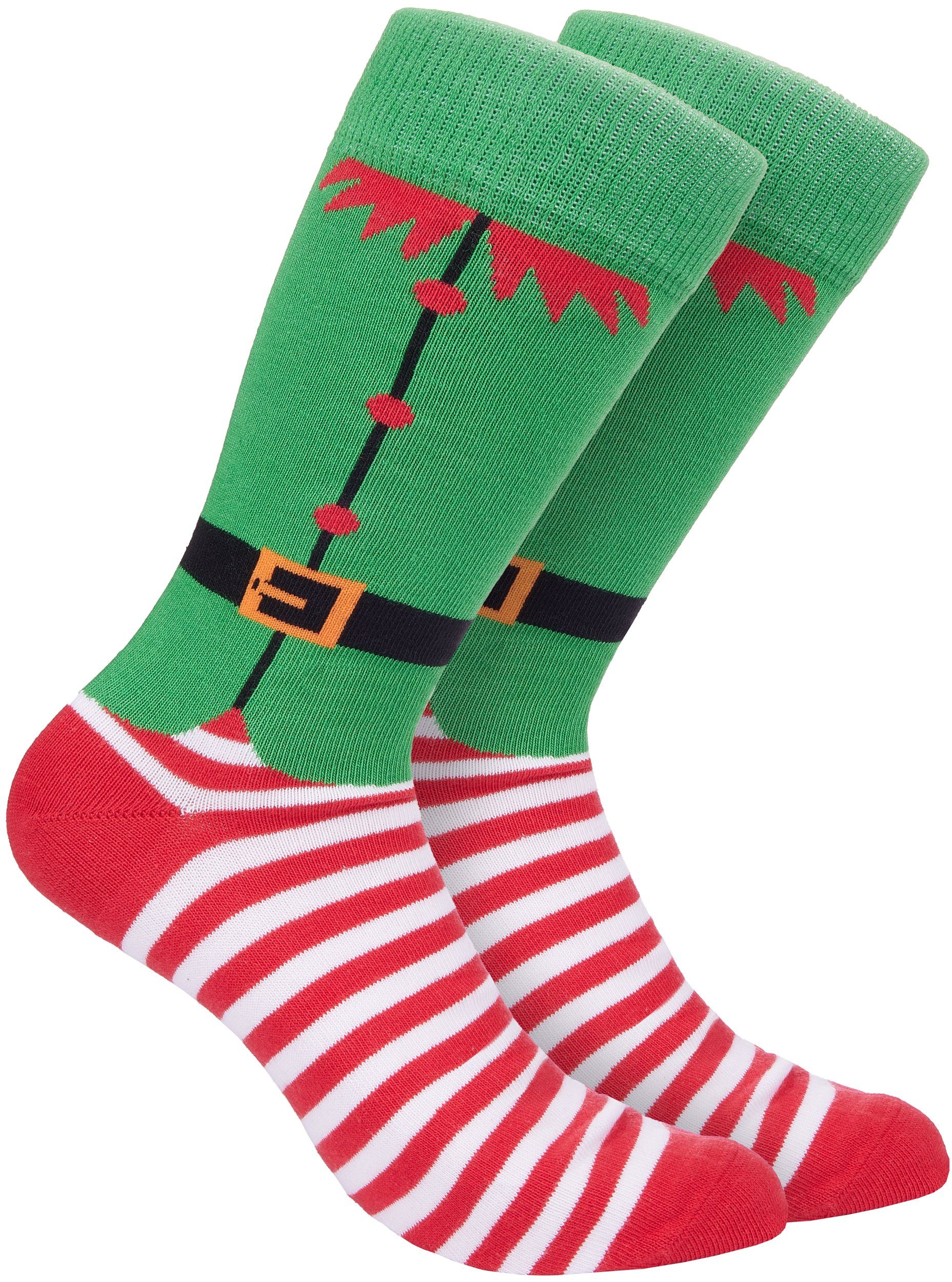 Brubaker Socken Herren Weihnachtssocken Lustige Socken Mit