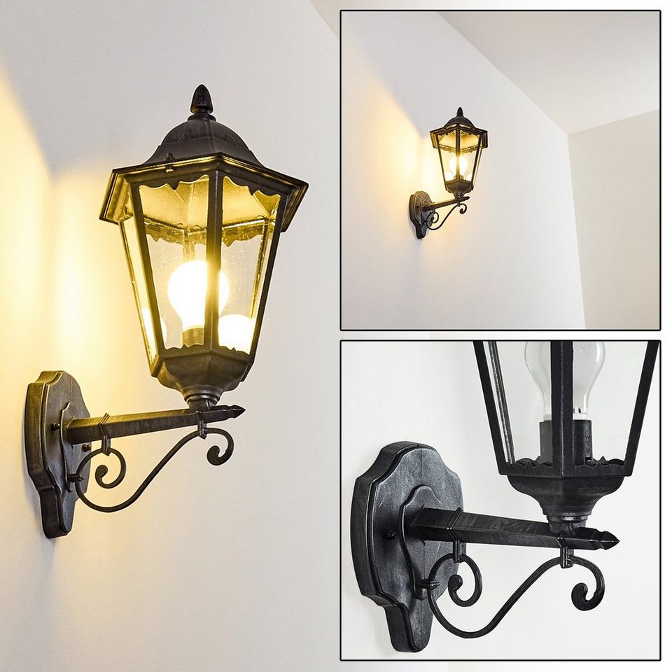 Hofstein Außen Wandleuchte Gobbi Außenwandlampe Aufwärts In Antikem