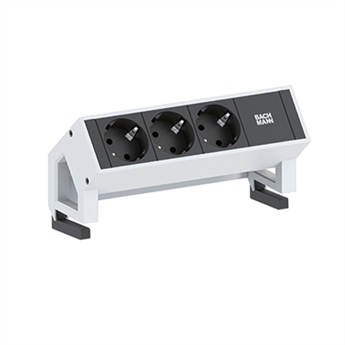 Bachmann DESK2 3xCEE7/3 Strom 0,2m Steckdosenleiste, GST18 incl. 375. ...
