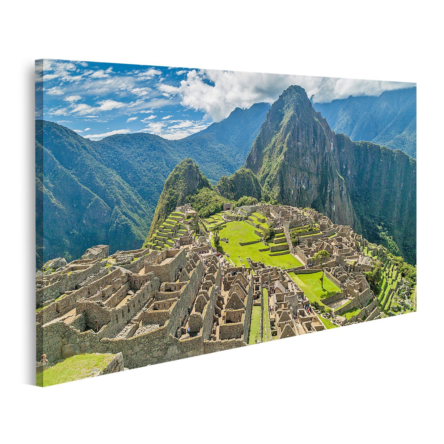 islandburner Leinwandbild Bild auf Leinwand Machu Picchu Ruinen Peru Wandbild Poster Kunstdruck