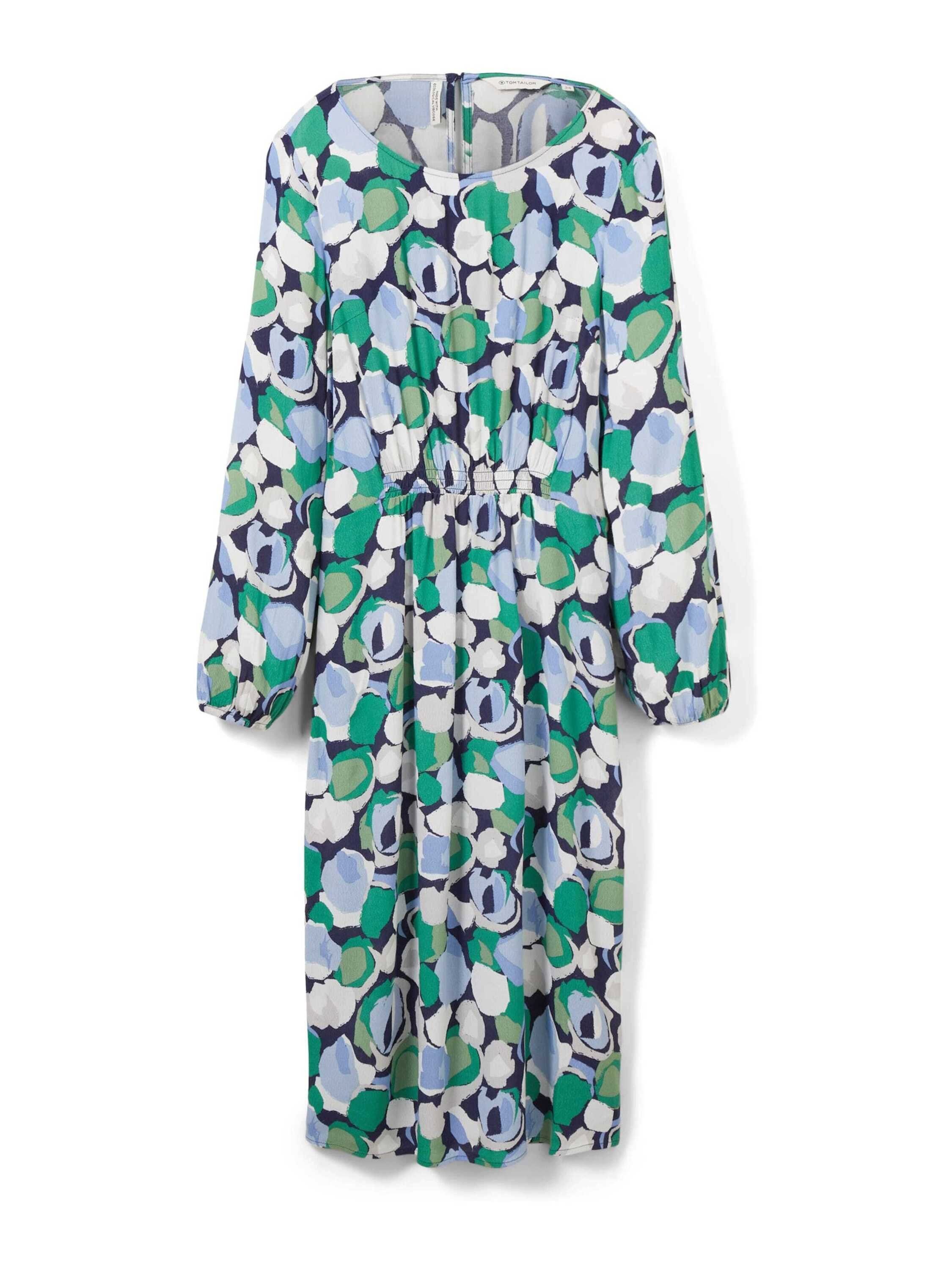 Tom Tailor Sommerkleid 1 Tlg Drapiertgerafft Cut Outs Abgesteppter