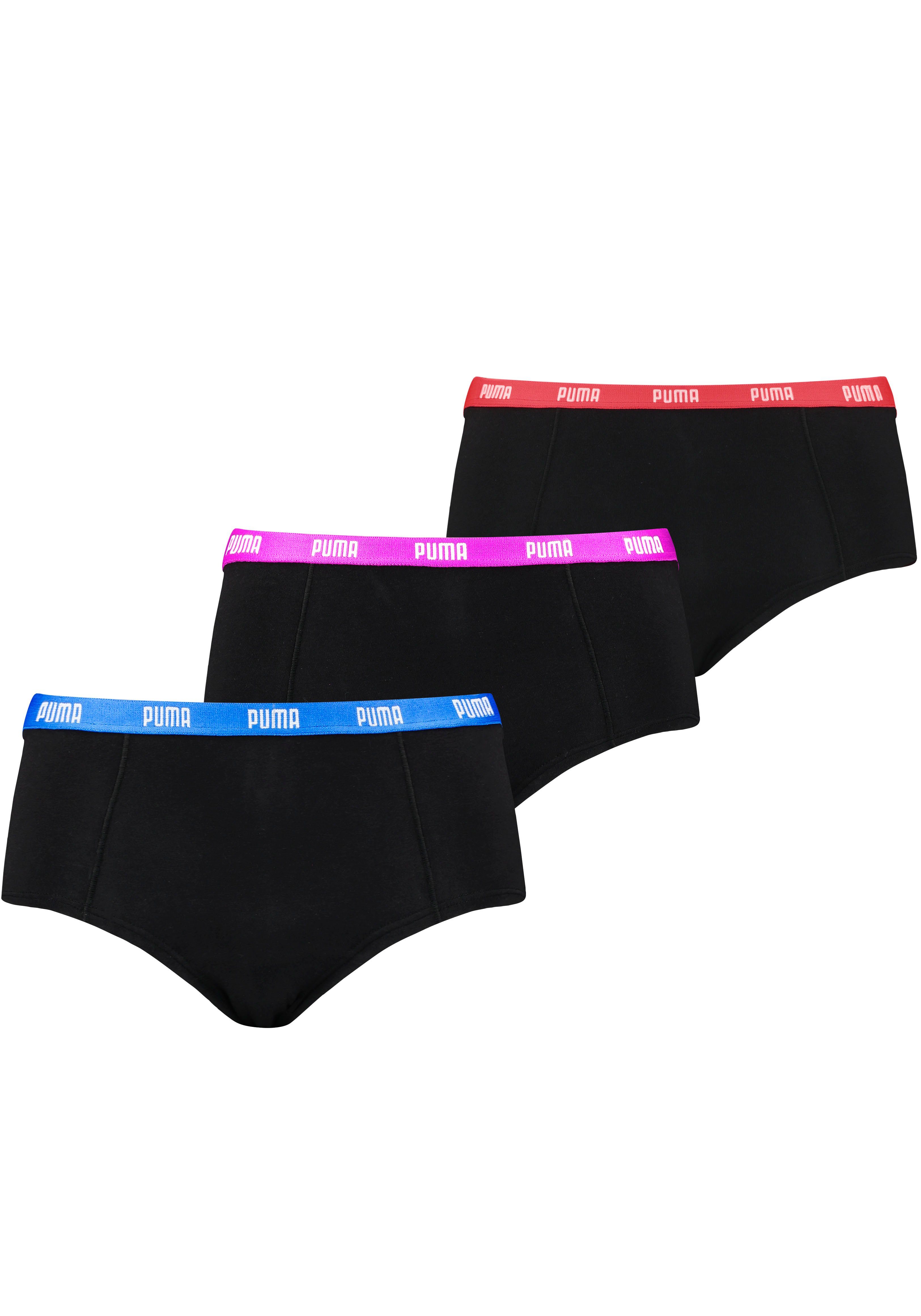 Puma Minislip 3er Pack Mit Logo Webbund