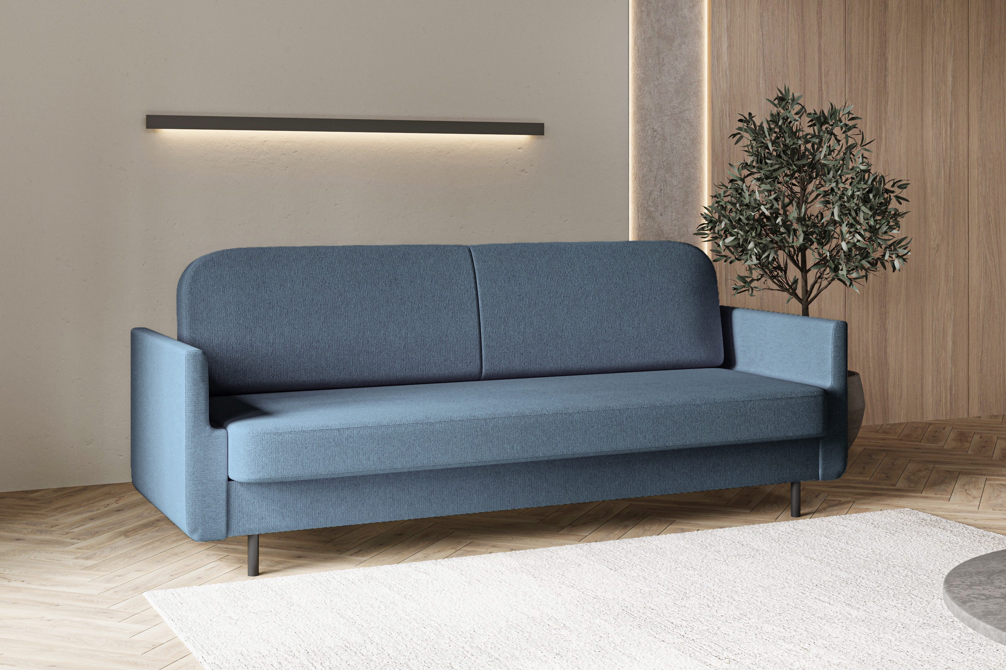 MOEBLO Schlafsofa POUCH, – Sofa Couch für Wohnzimmer elegantes ...