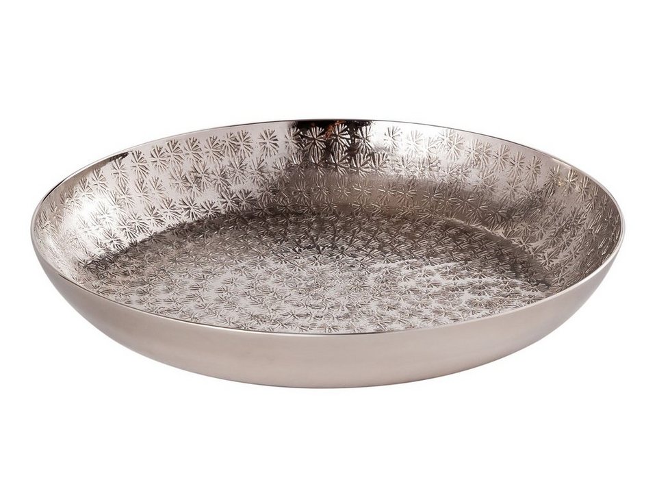 Casamia Dekotablett Deko Tablett ø 28 Cm Serviertablett Metall