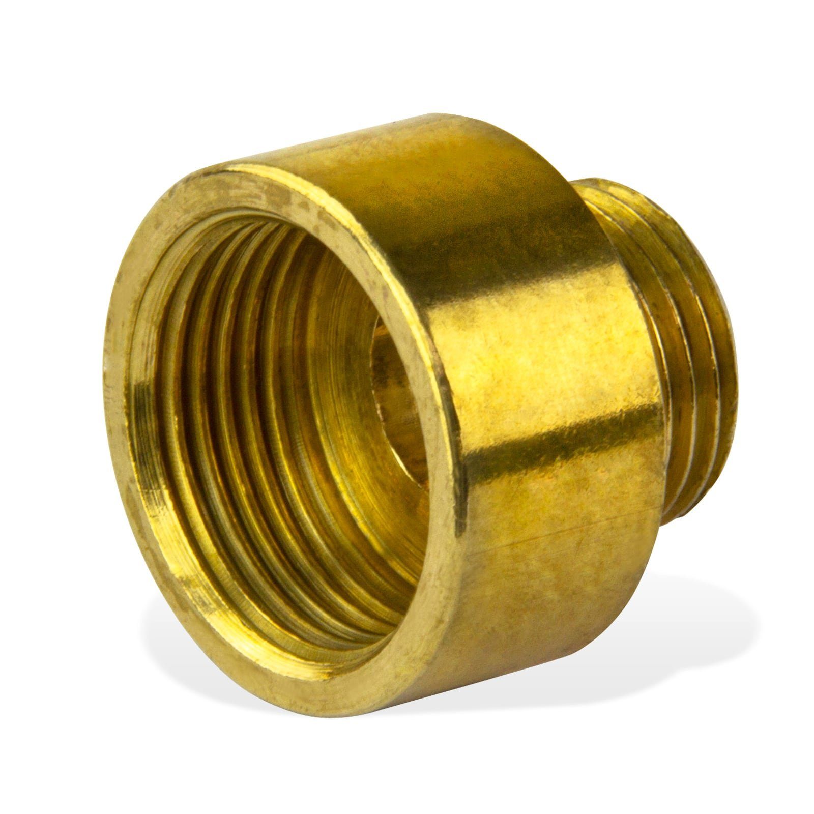 General Fittins Gewindefitting Messing Fitting Reduzierstück 3/4" IG x 3/8" AG Übergangsstück