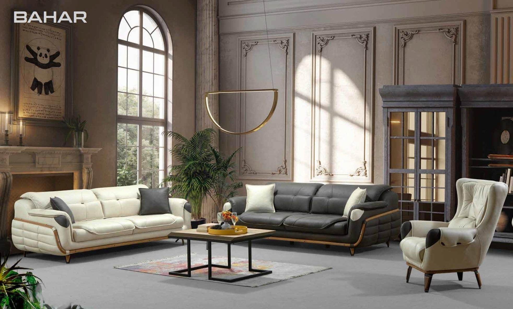 Jvmoebel Sofa Designer Sofagarnitur 331 Sitzer Gruppe Sofa Sessel