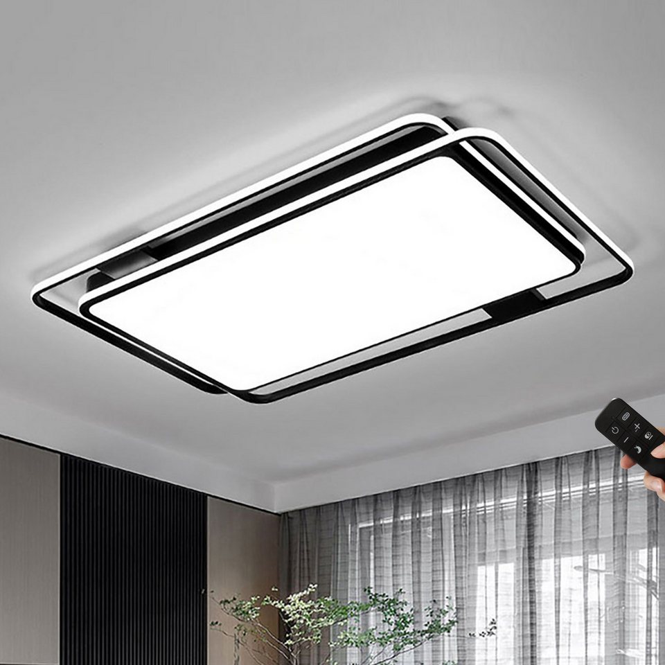 Jdong Led Deckenleuchte Dimmbar Mit Fernbedienung Wohnzimmer