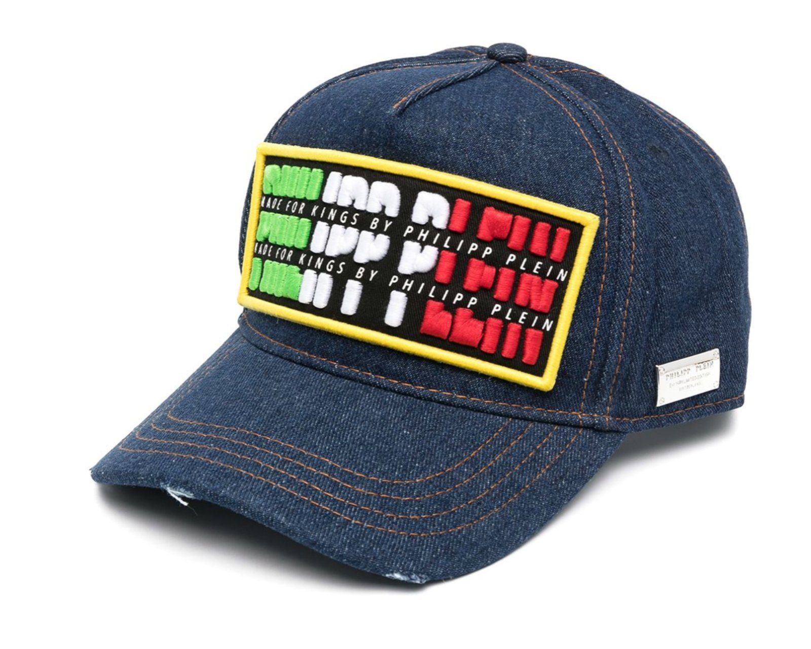 PHILIPP PLEIN Baseball Cap Philipp Plein Logo Embroidered Baseballcap ...