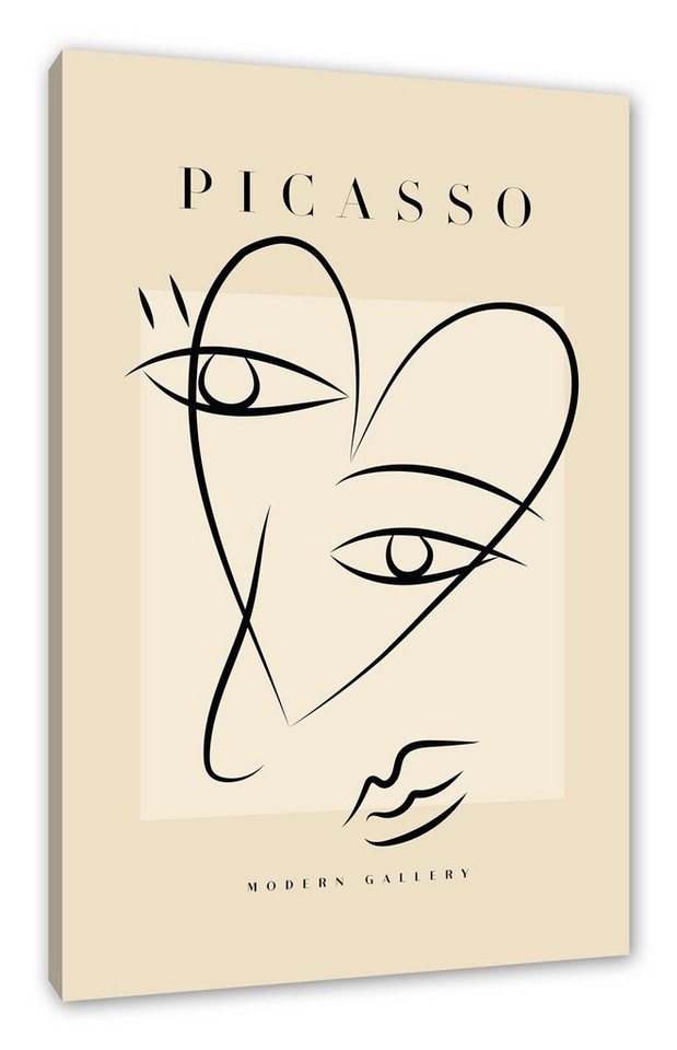 Pixxprint Glasbild Picasso Art Collection Augen Picasso Art