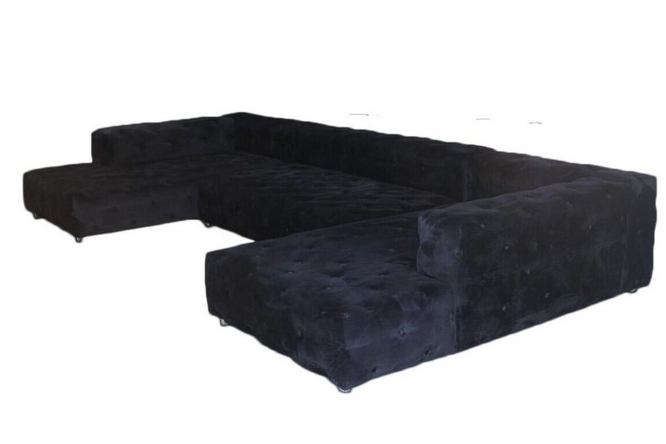 Jvmoebel Ecksofa Chesterfield U Form Sofa Xxl Big Textil Stoff Luxus