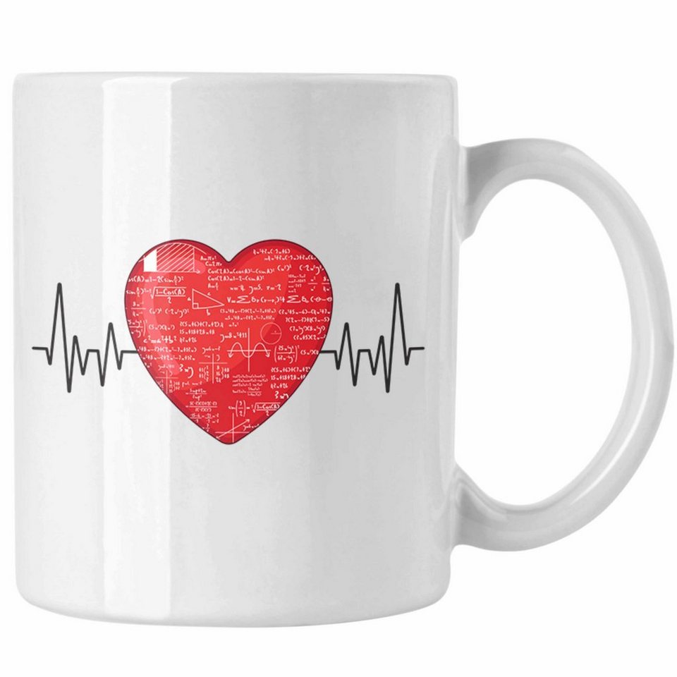 Trendation Tasse Trendation - Mathe Herzschlag Tasse Geschenk für Mathe ... Trendation Tasse Trendation - Mathe Herzschlag Tasse Geschenk für Mathe ...