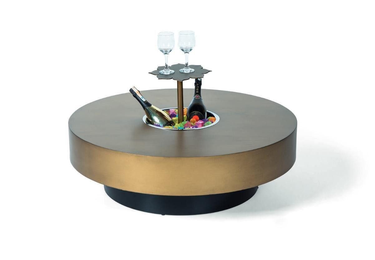Jvmoebel Couchtisch Couchtisch Design Modern Gold Farbe Möbel Elegantes