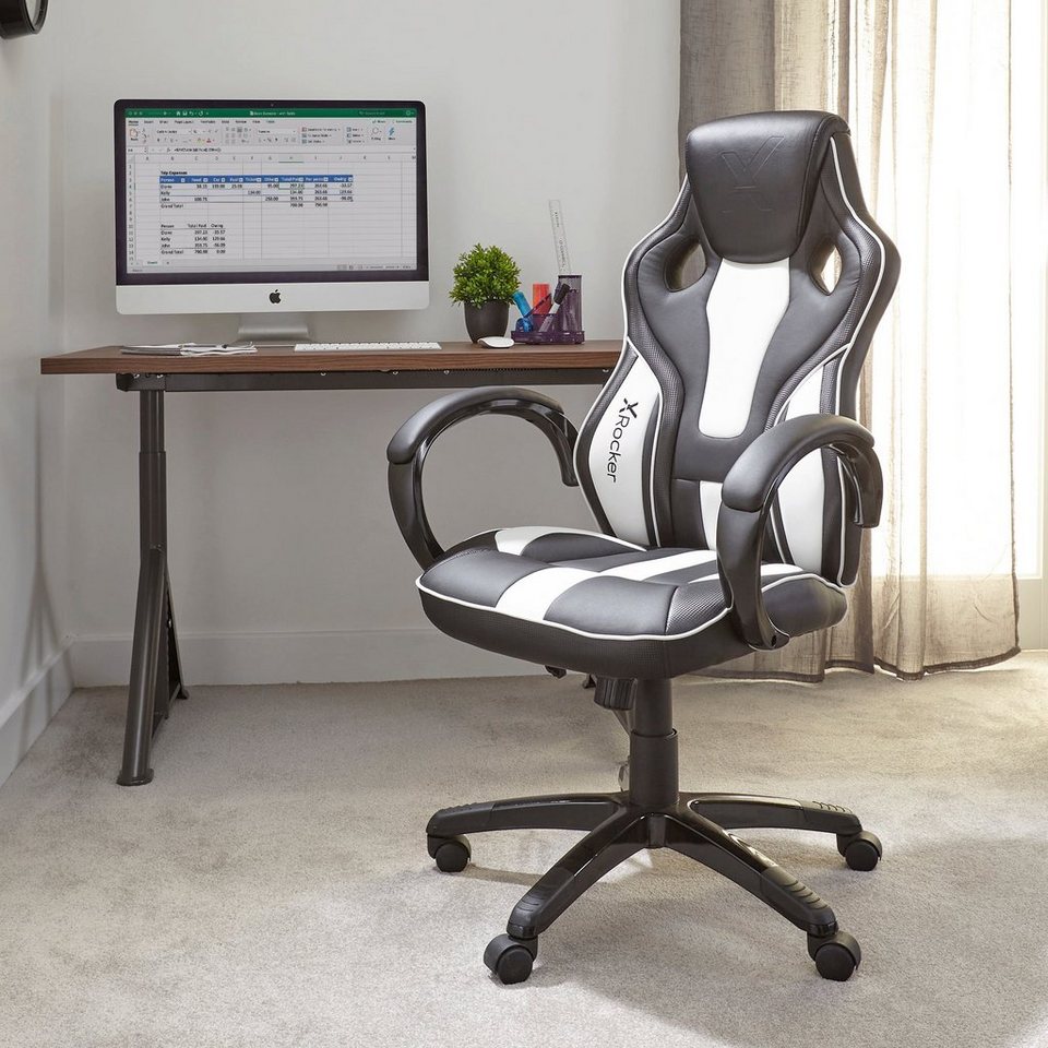 X Rocker Gaming Stuhl Maverick Ergonomischer Bürodrehstuhl Für
