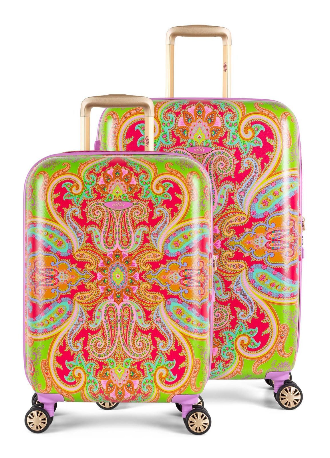 Oilily Trolleyset Trolley Set Hard Shell S + M, 4 Rollen, (Set, 2 tlg)