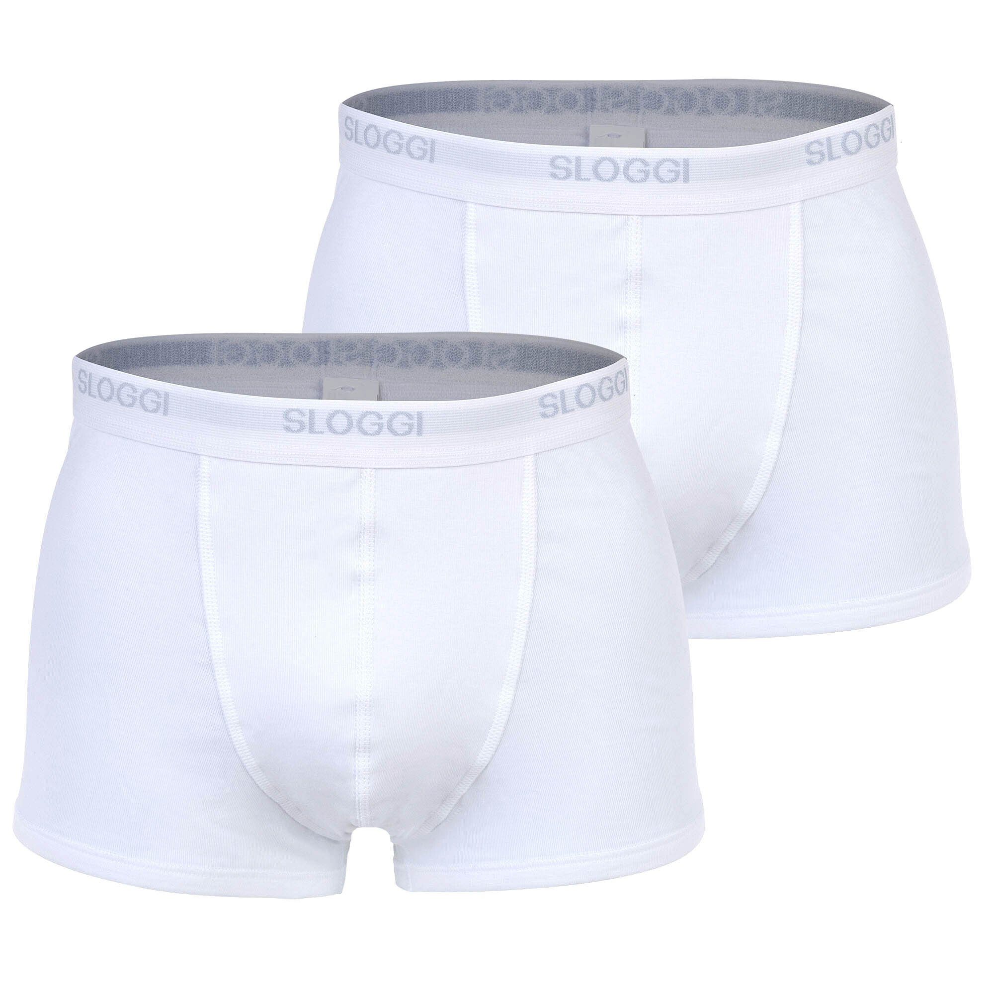 sloggi Boxer Herren Boxershorts, 2er Pack - Basic Short 2P