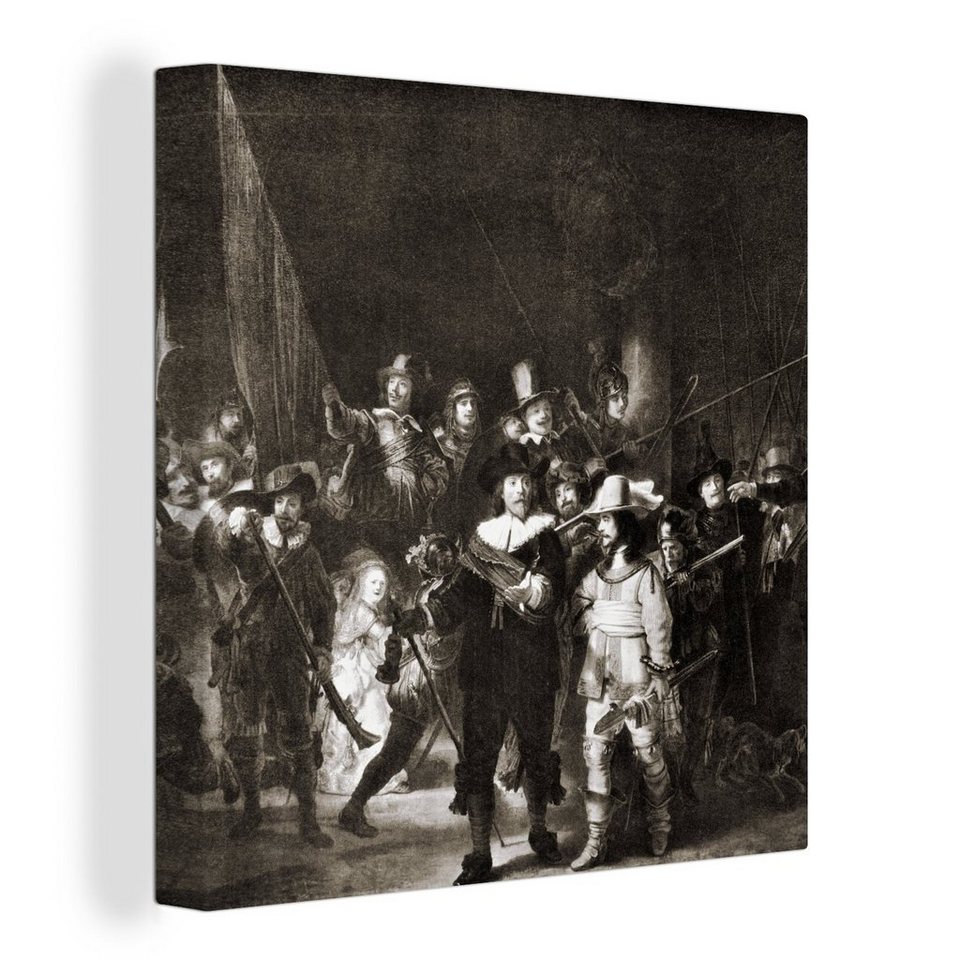 Onemillioncanvasses® Leinwandbild Die Nachtwache In Schwarz Und Weiß