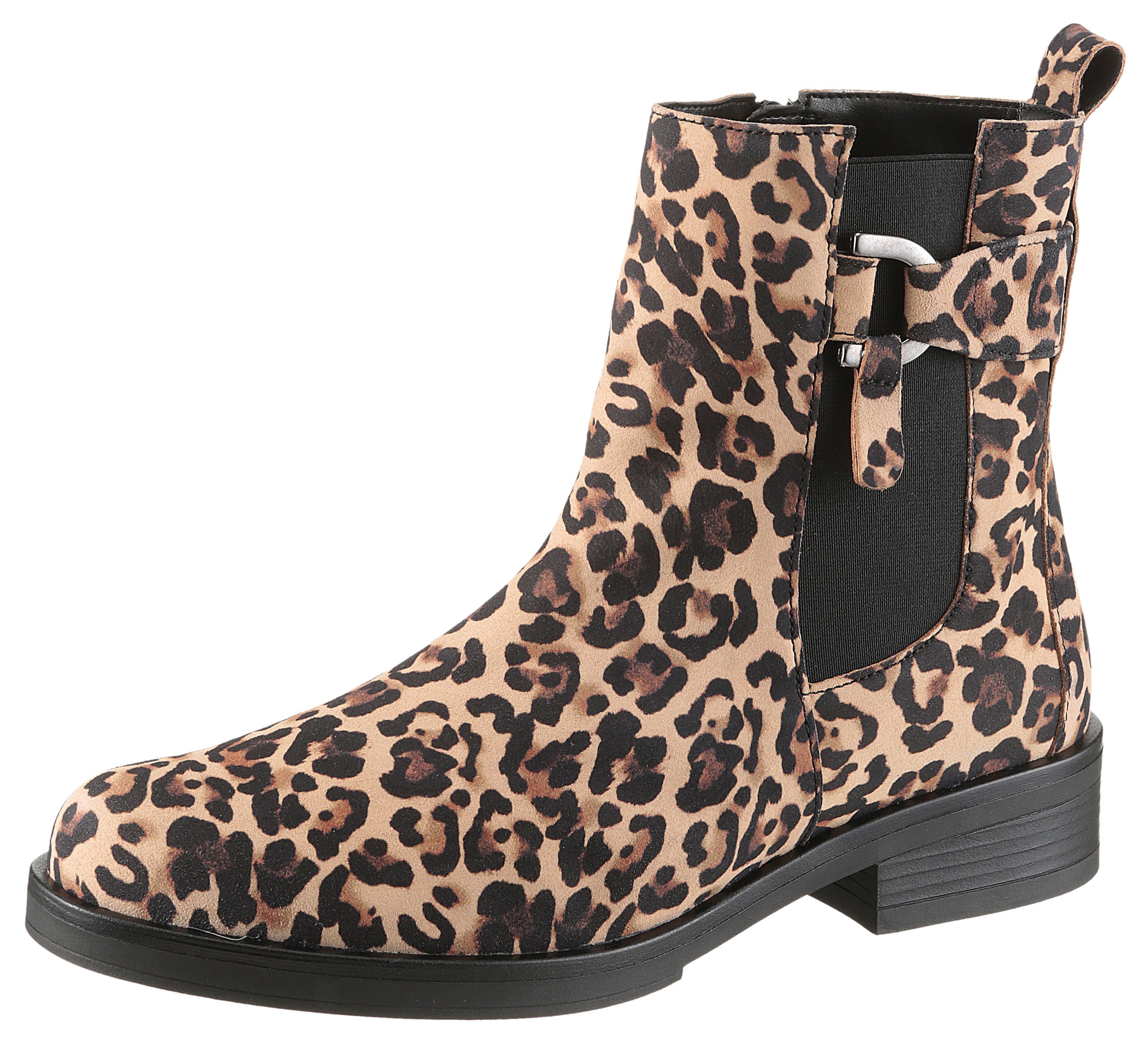 Gabor Chelseaboots, Blockabsatz, Businessschuh, Stiefelette mit Best ...