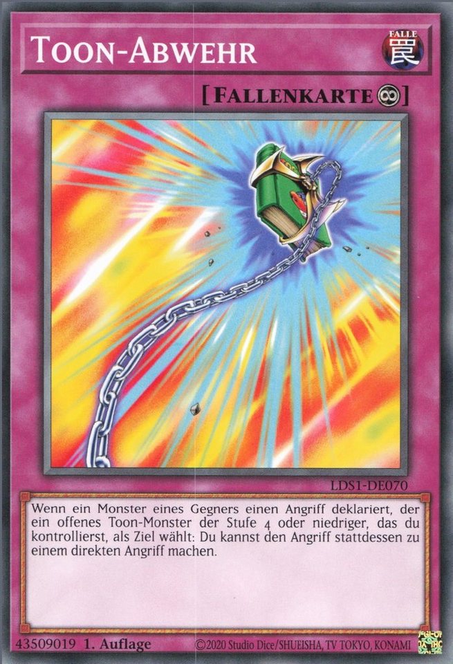 Recollectibles Sammelkarte Yugioh Karte Toon Abwehr Deutsch Yu Gi Oh