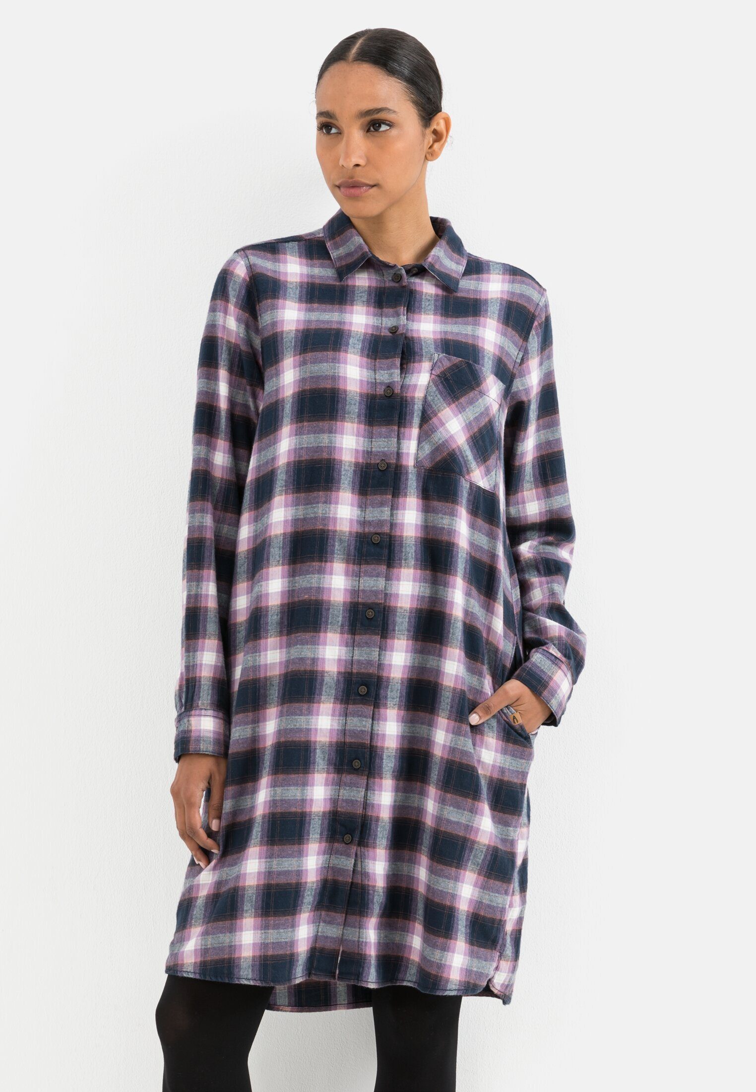 Camel Active Blusenkleid Mit Karomuster 1 Tlg
