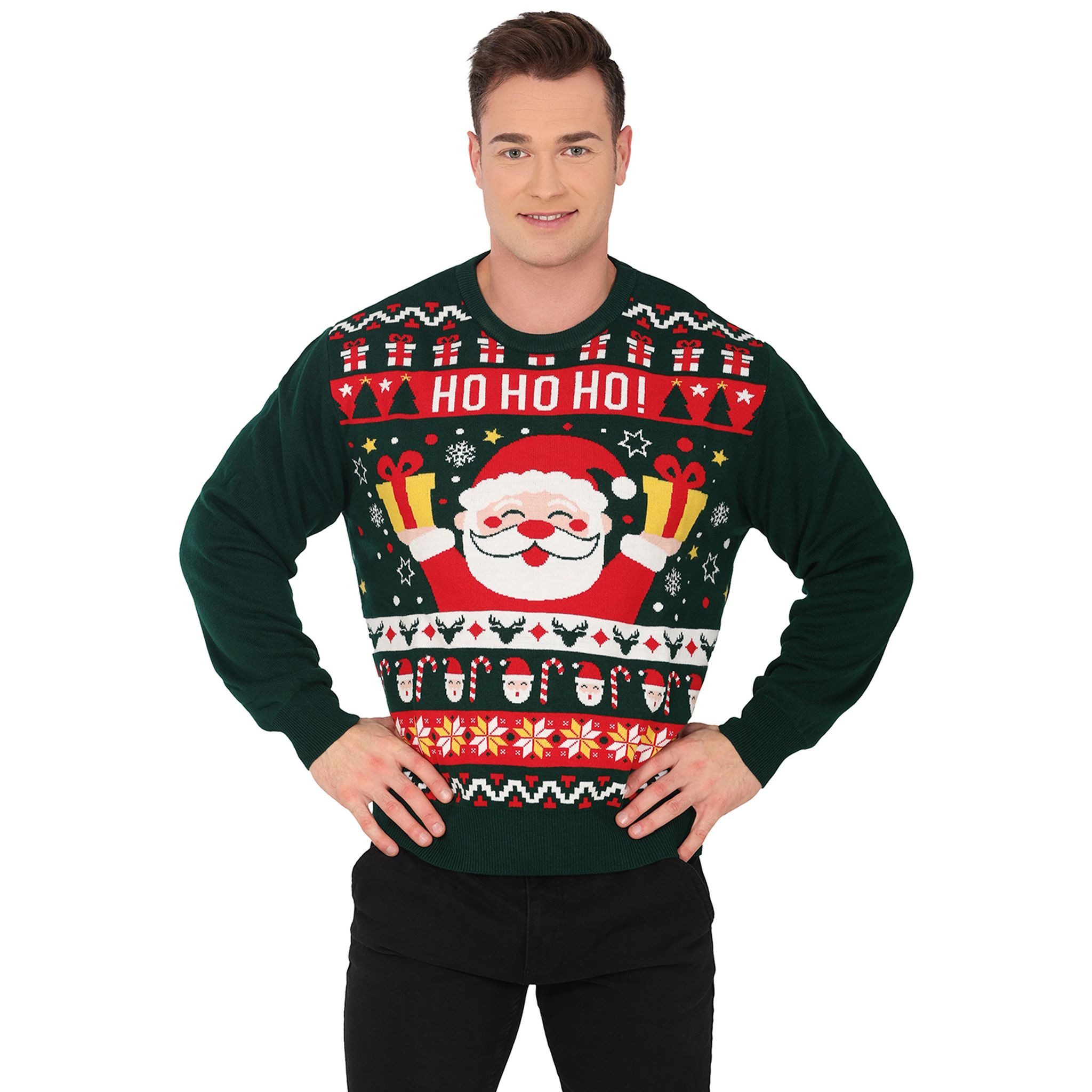 Weihnachtspullover Ho Ho Ho