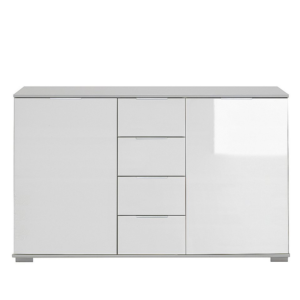 Lomadox Nachttisch Elstra 43 Schlafzimmer Sideboard In Weiß Mit Weißem