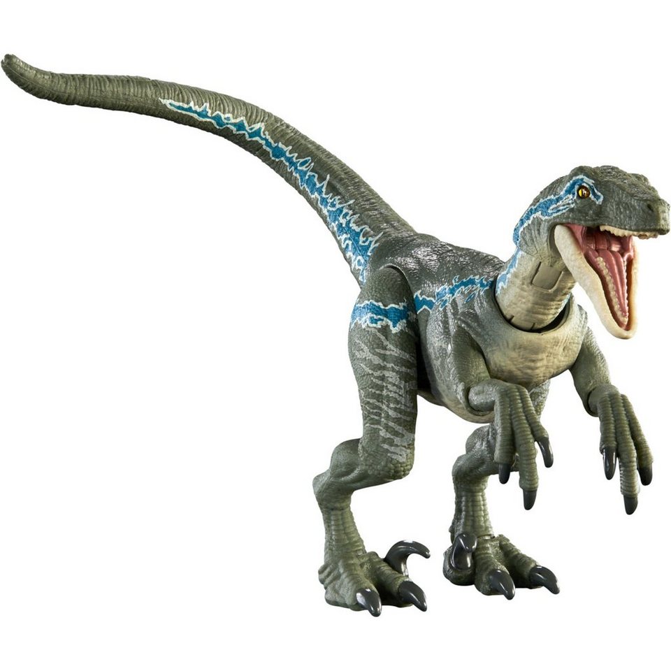 Mattel® Spielfigur Jurassic World Hammond Collection Velociraptor Blue