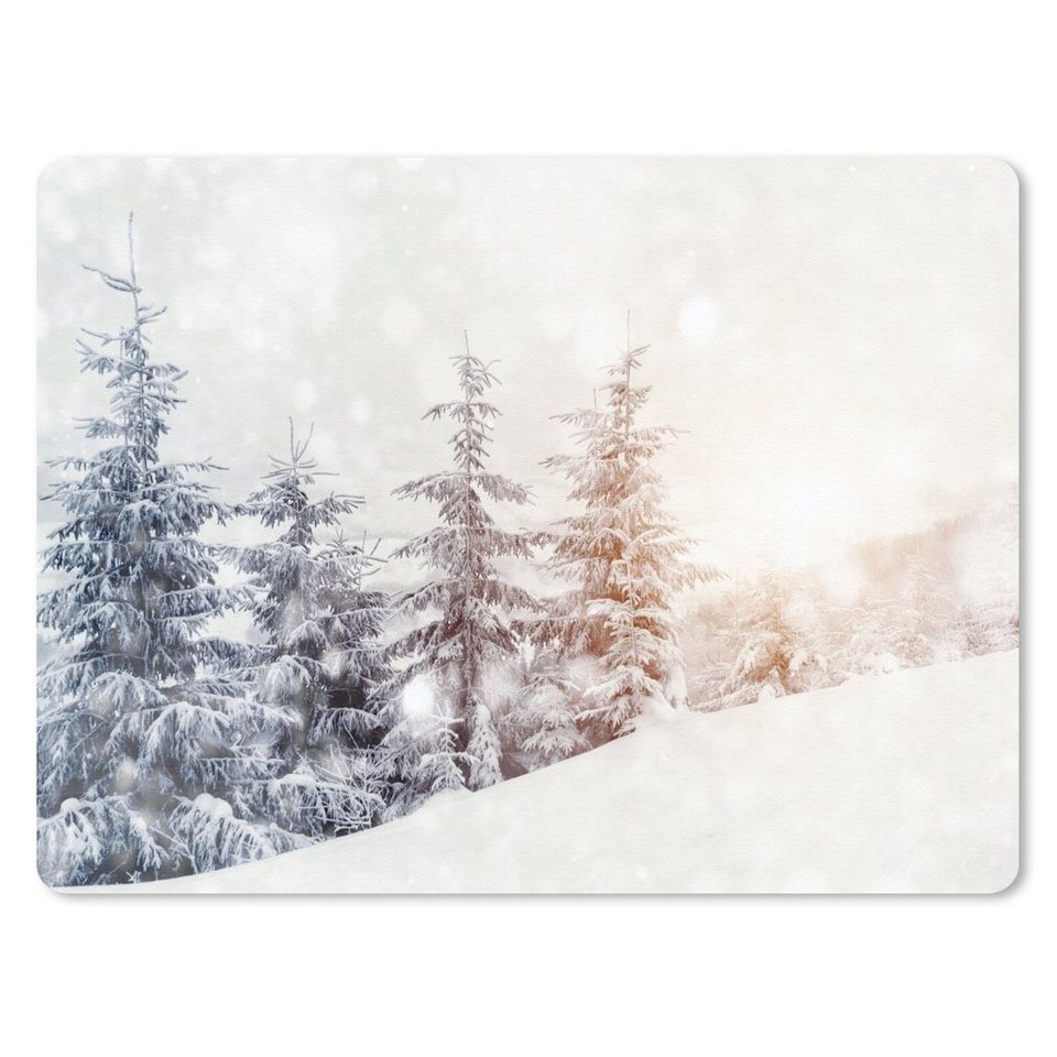 Muchowow Mauspad Baum Schnee Winter Pad 1 St Mousepad Computer