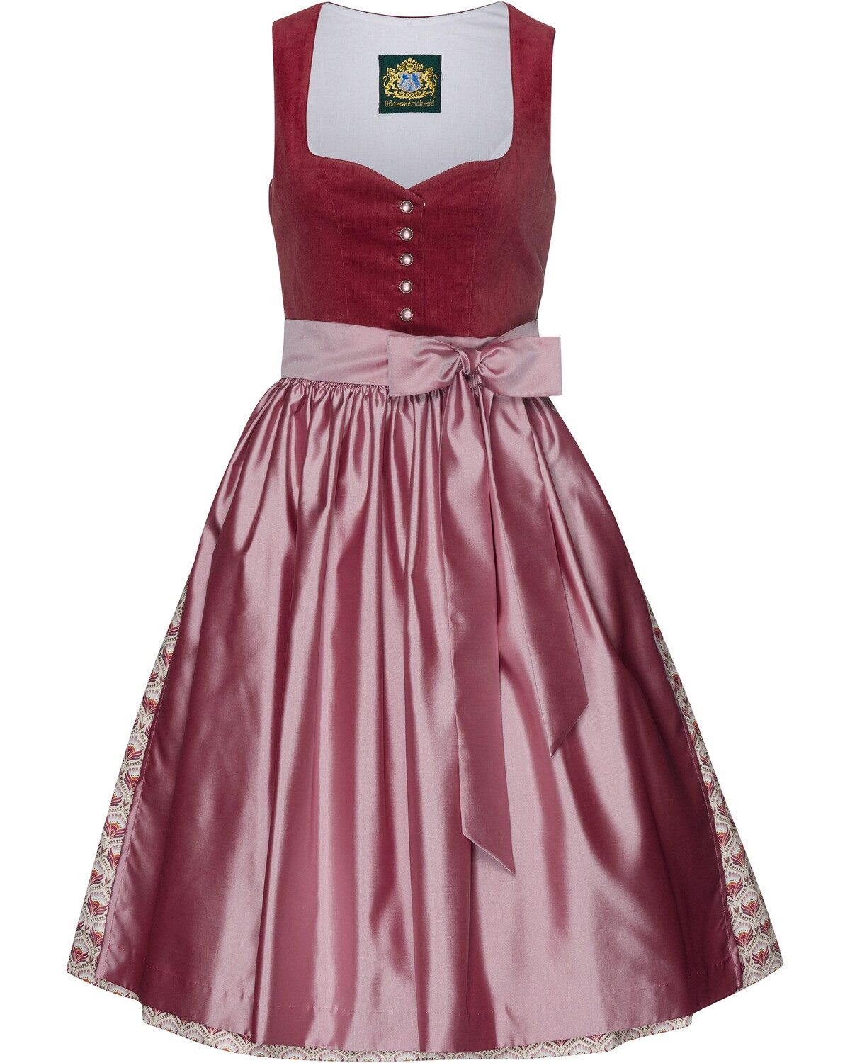 Hammerschmid Dirndl Feincord Midi-Dirndl Rothsee, Trachtenkleid