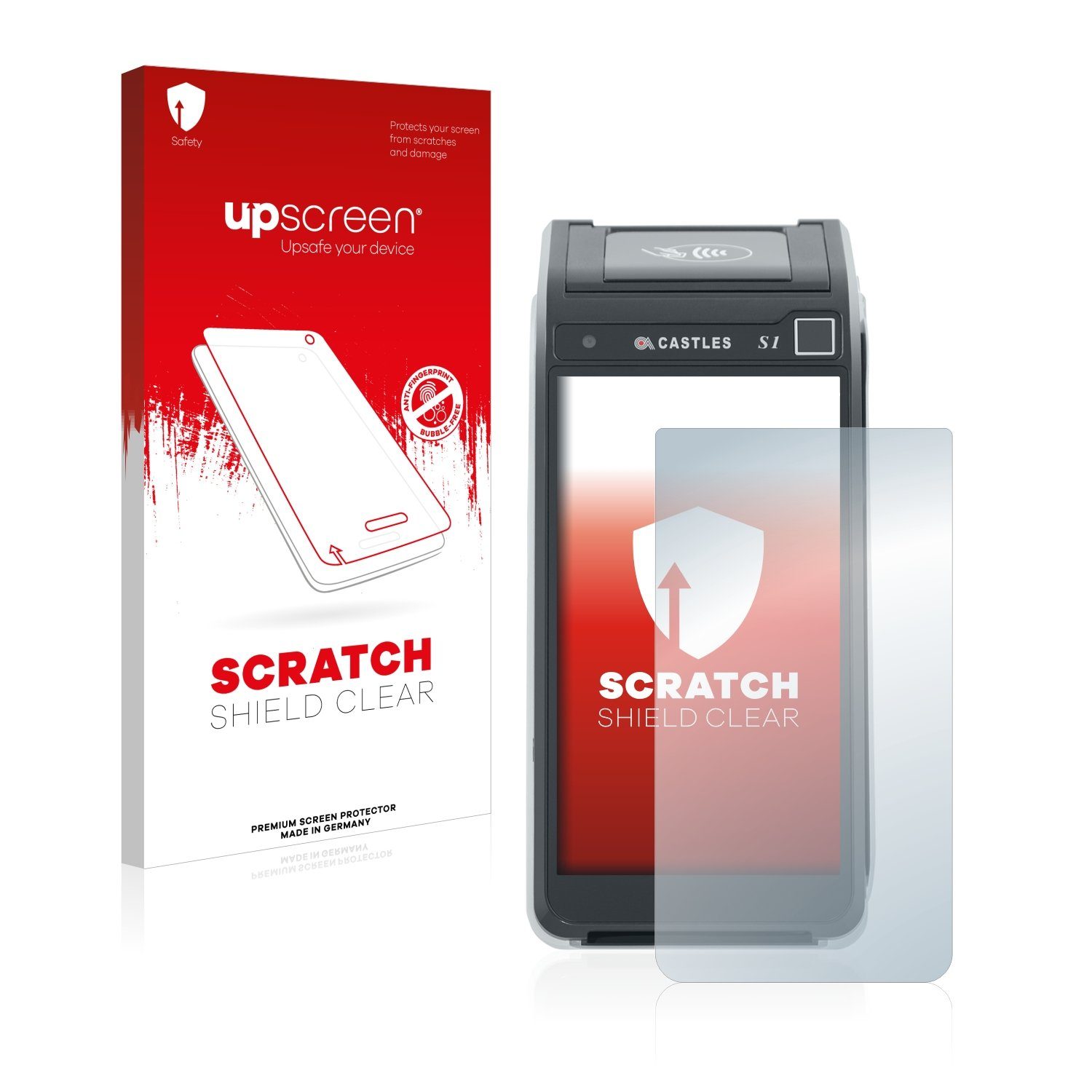 Upscreen Schutzfolie Für Castles Technology Saturn 1000f Folie