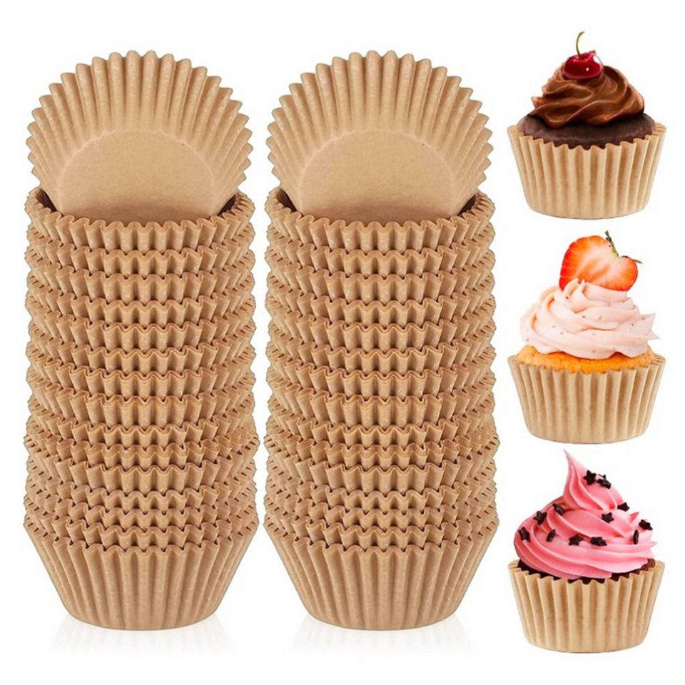 Rutaqian Muffinform Papier Muffinförmchen 1000 Stück Cupcake Formen