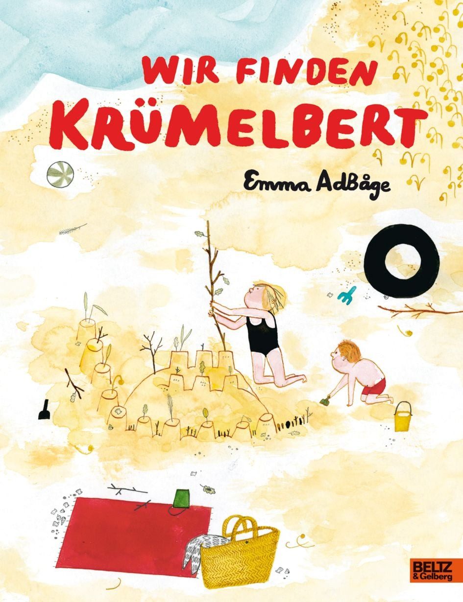 Kinderbuch Wir finden Krümelbert Vierfarbiges Bilderbuch Emma Adbåge