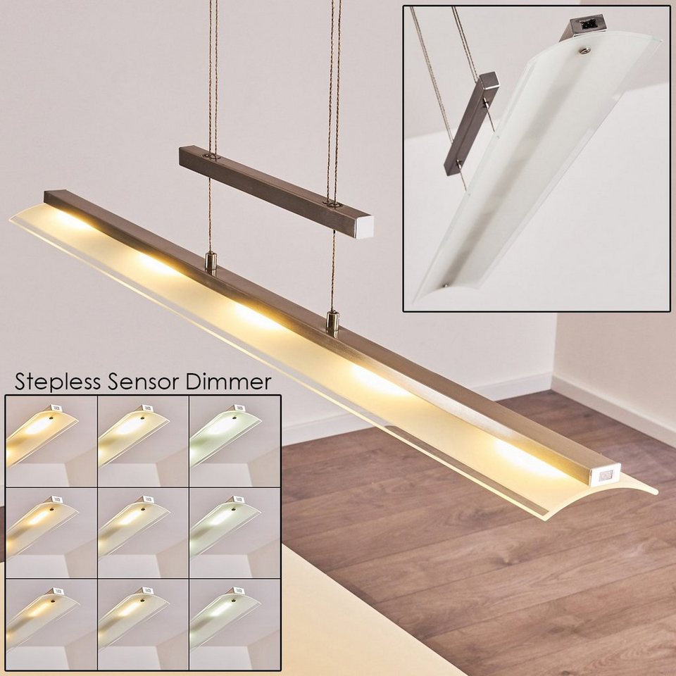 Hofstein Pendelleuchte Verstellbare Led Wohn Schlaf Ess Zimmer Leuchte