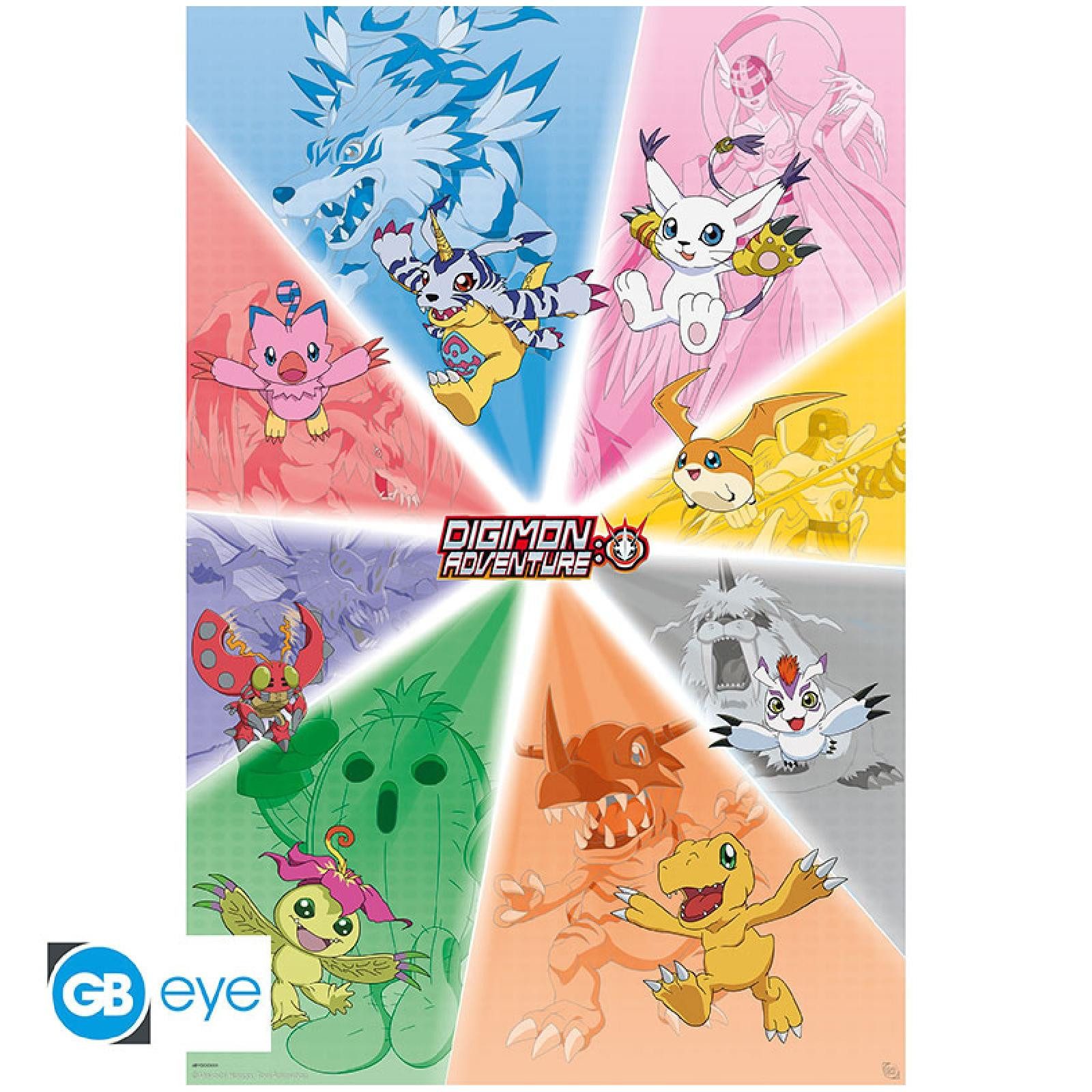 ABYstyle Poster DIGIMON - Poster Maxi 91cmx51cm - Digimon Group, Print