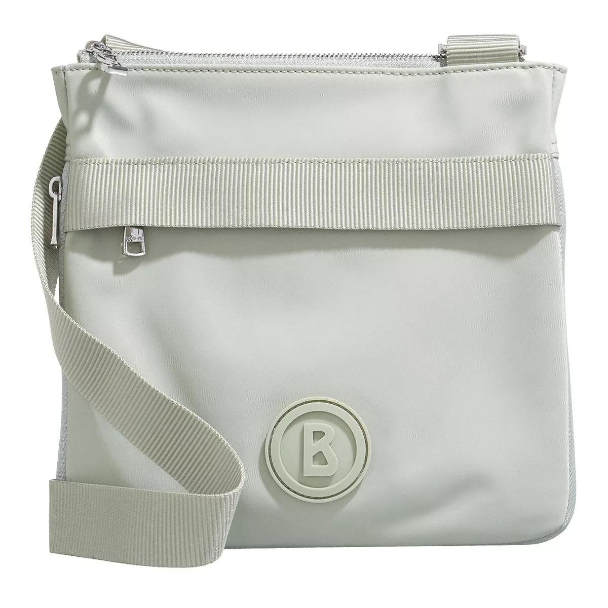 BOGNER Messenger Bag light green (1-tlg), Material: Nylon,Nylon,Textil