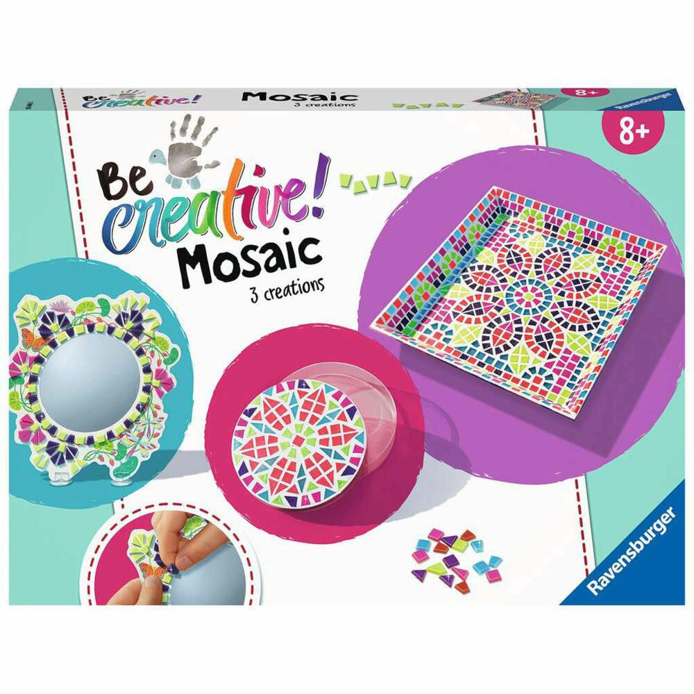 Ravensburger Kreativset BeCreative Mosaic Maxi Romantic, Kreativkasten