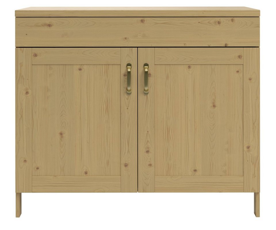 Home Affaire Spülenschrank Alba 1 St Breite 100 Cm Kiefer Massiv 2