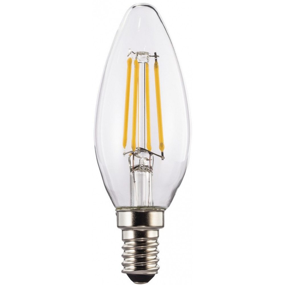 Xavax Halogenlampe Xavax LED-Filament E14 470lm - Energiesparlampe, E14, warmweiß, Warmweißes ...