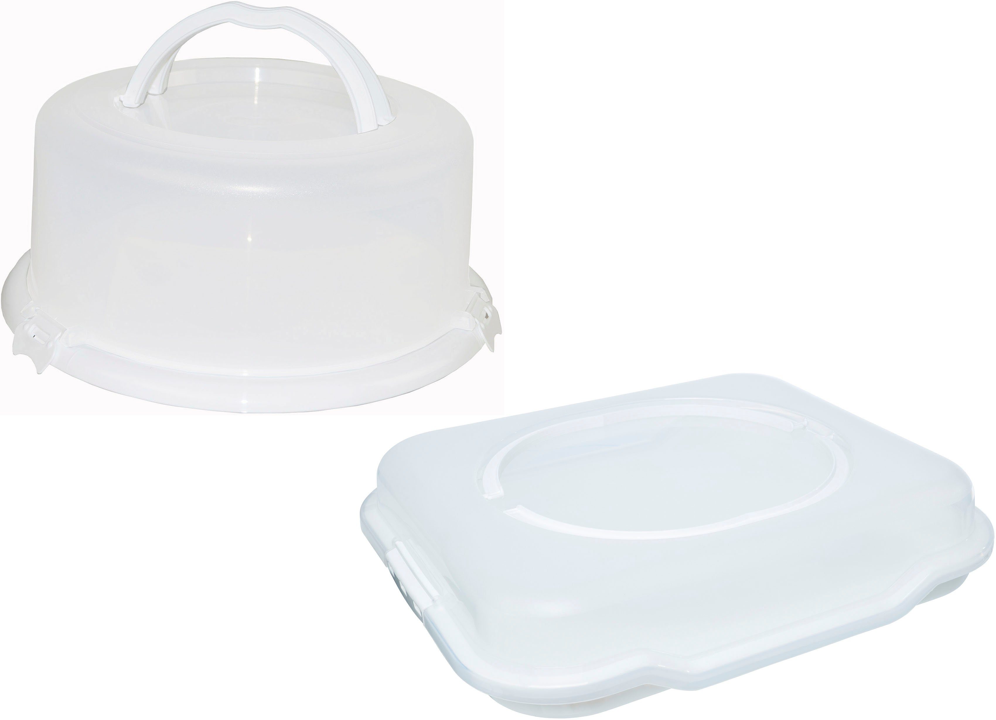 Gies Kuchentransportbox Polyprophylen Pp Set 2 Tlg Party Butler